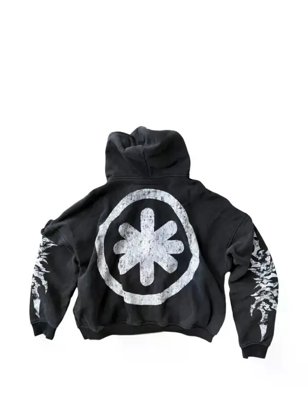 LOSTSHDWS Graphic-print Zip-up Hoodie
