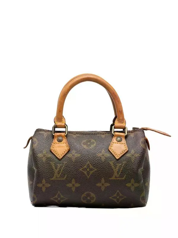 LOUIS VUITTON 1991 Monogram Mini Speedy Hl Satchel