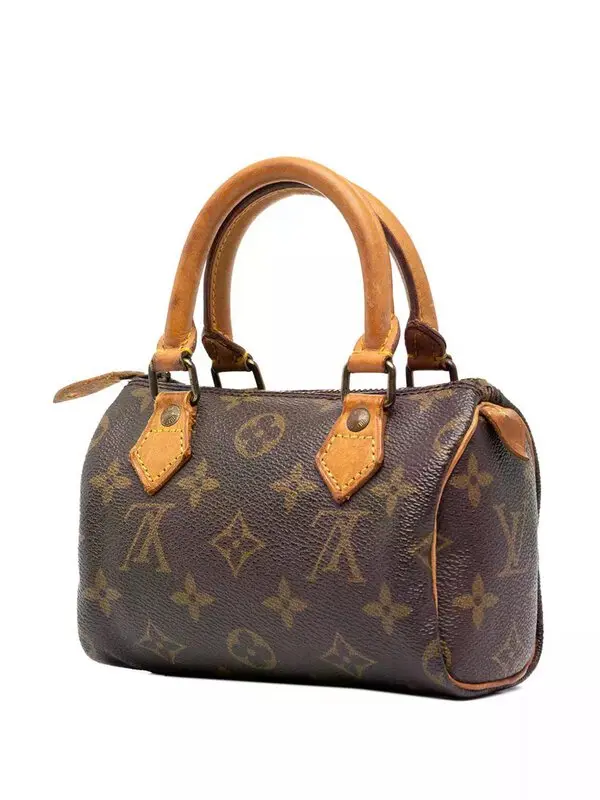 LOUIS VUITTON 1991 Monogram Mini Speedy Hl Satchel