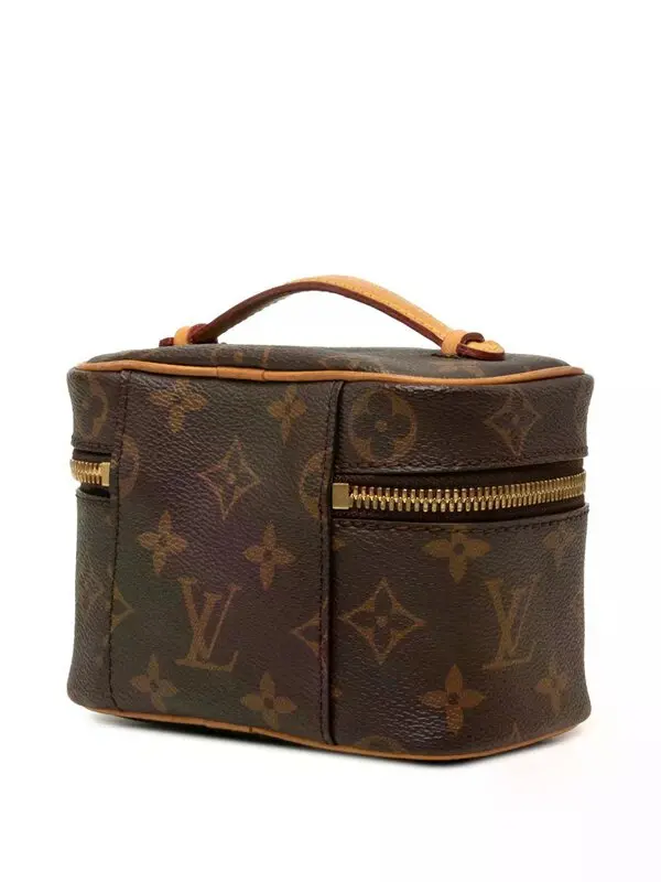 LOUIS VUITTON 1990-2010 Monogram Nice Nano Case Vanity Bag