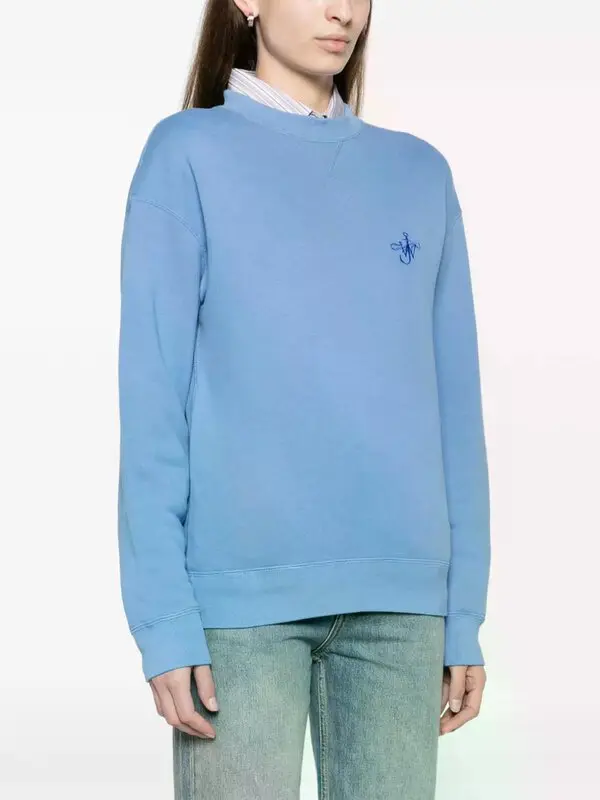 JW Anderson Ribbon Anchor Sweatshirt In Washed