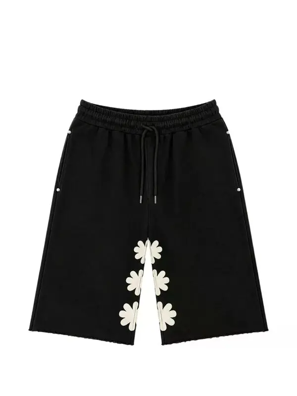 LOSTSHDWS Sun-logo-embroidered Shorts