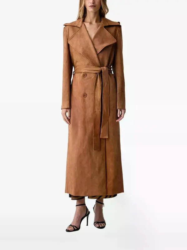Bardot Double-breasted Belted Coat