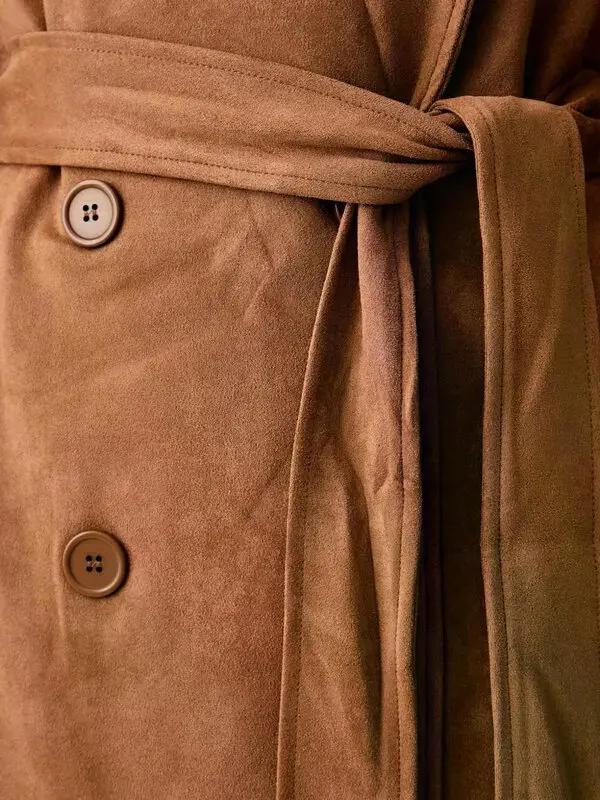Bardot Double-breasted Belted Coat