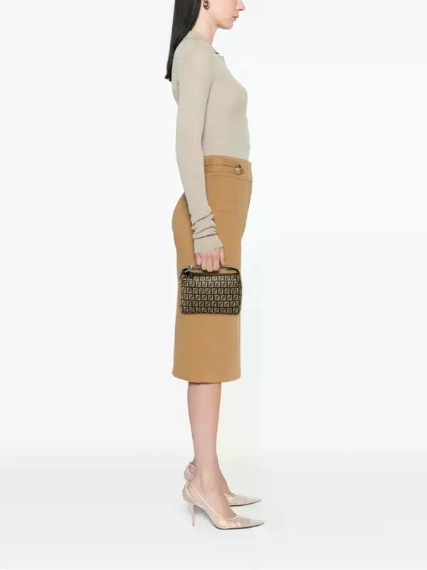 Fendi 2000-2010 Zucchino Canvas Handbag