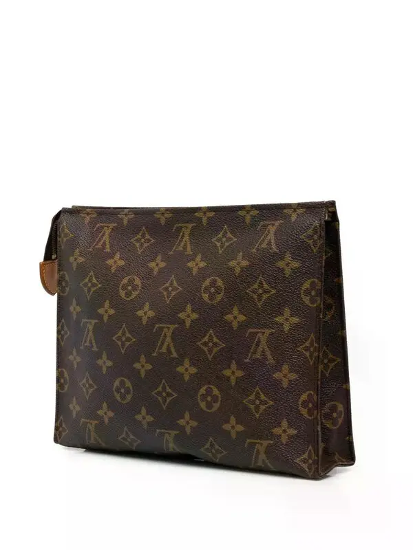 LOUIS VUITTON 1988 Monogram Toiletry Pouch 26 Clutch Bag