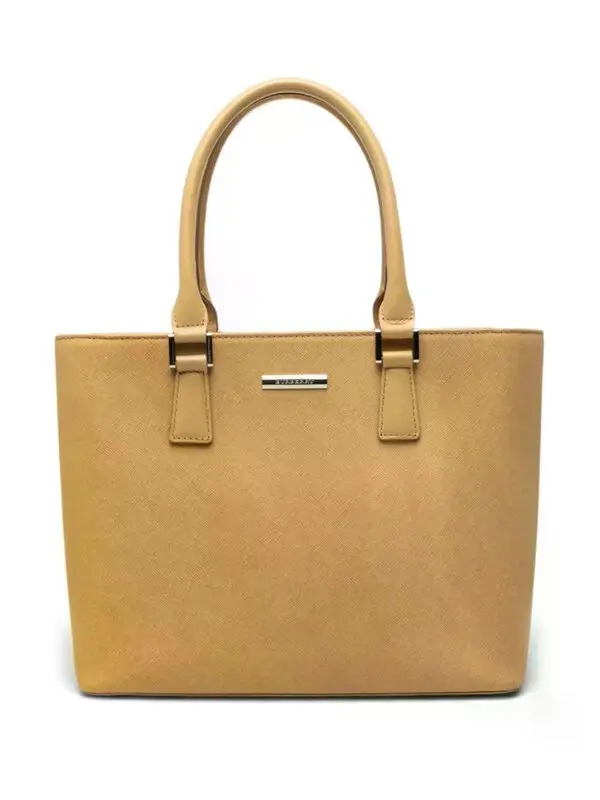 Burberry 2000-2017 Leather Tote Bag - Neutrals