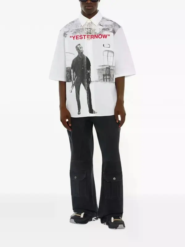 Off-White Mr. Davis Yesternow Regular Short-sleeve Shirt