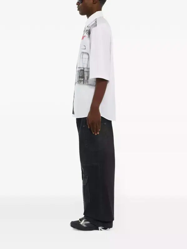 Off-White Mr. Davis Yesternow Regular Short-sleeve Shirt