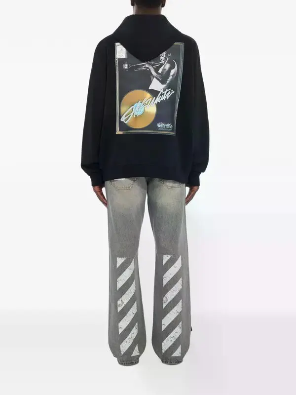 Off-White Mr. Davis Certified Gold Skate Zip Hoodie