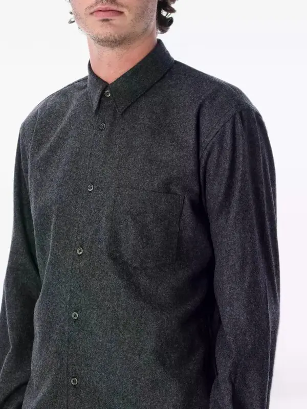 Comme Des Garçons Chest-pocket Button-up Shirt