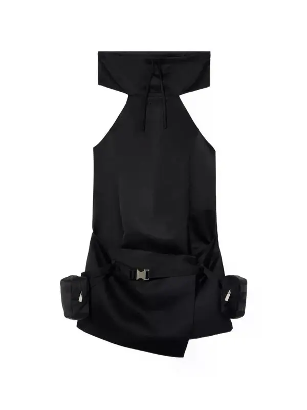Off-White Duchesse Pocket-belt Dress