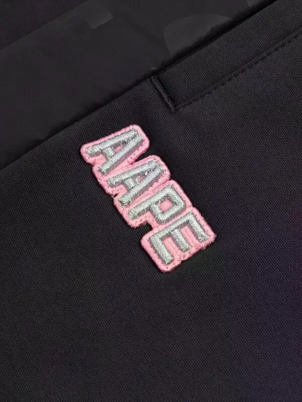 AAPE BY *A BATHING APE Logo-embroidered Side-stripe Trousers