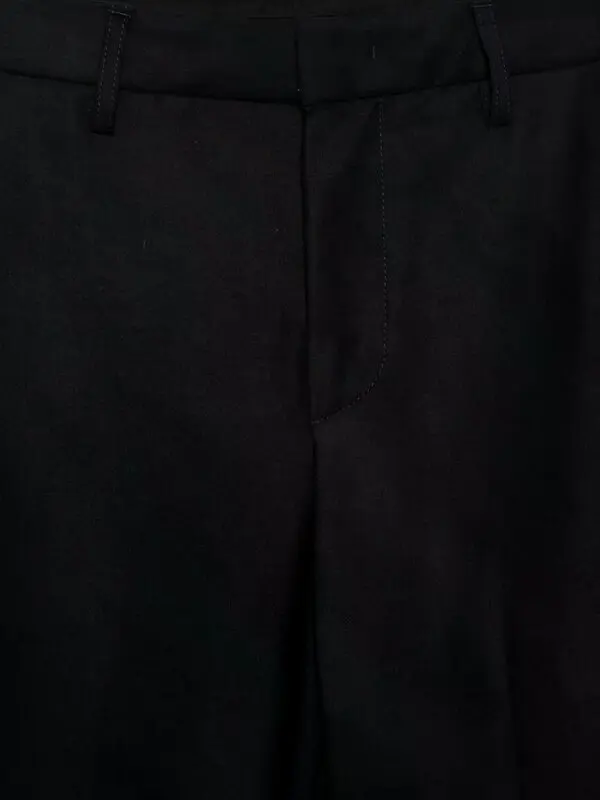 DONDUP Pressed-crease Flared Trousers