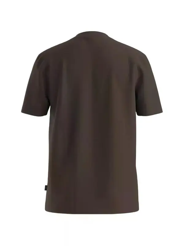 BOSS Cotton T-shirt With Double-b Monogram Badge