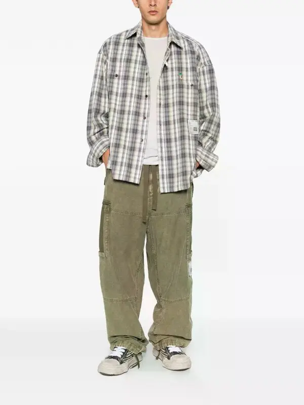 Mihara Yasuhiro Faded-effect Cargo Pants