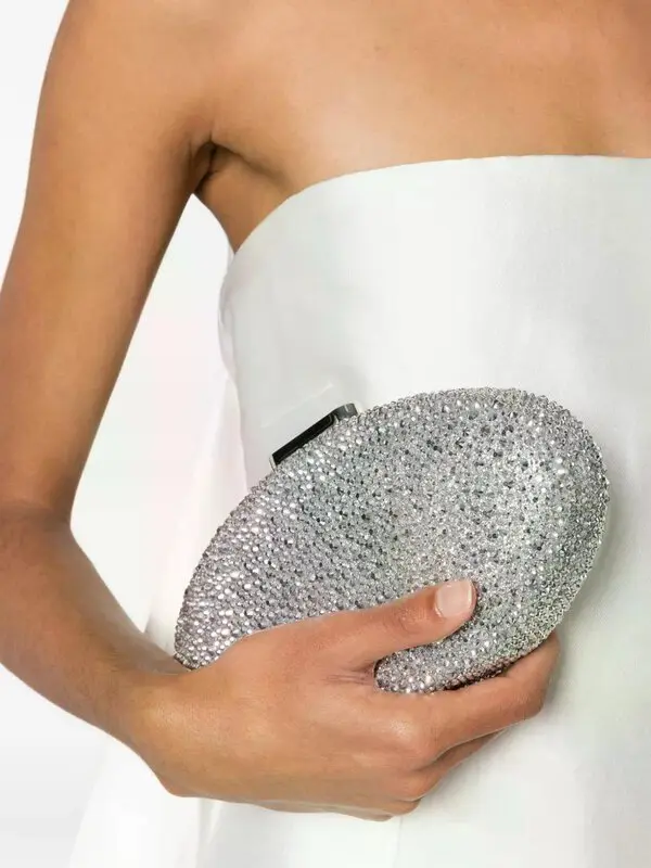 TWENTY FOURHAITCH Indare Crystal-embellished Clutch Bag