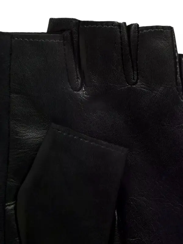 Karl Lagerfeld Ikon Fingerless Rhinestone Gloves