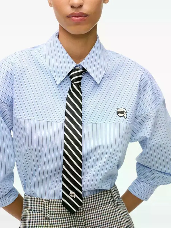 Karl Lagerfeld Ikon Striped Tie