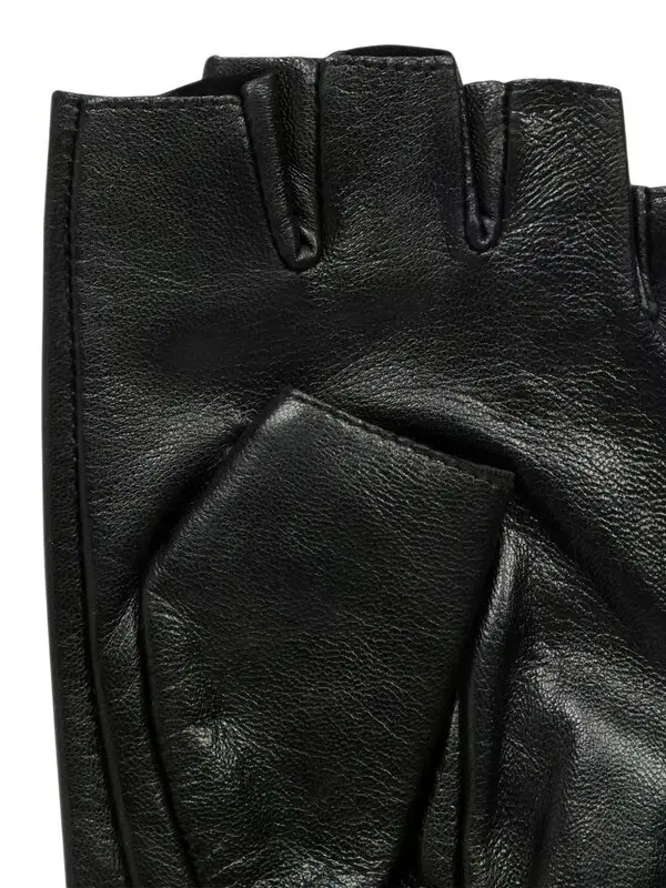 Karl Lagerfeld K/signature Chain Fingerless Gloves