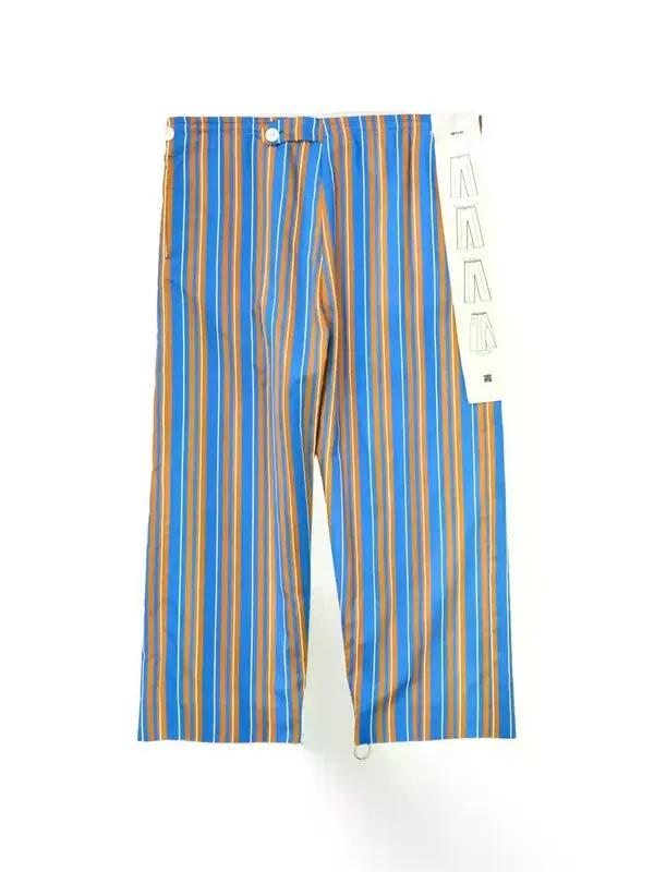 SETCHU Striped Straight-leg Trousers