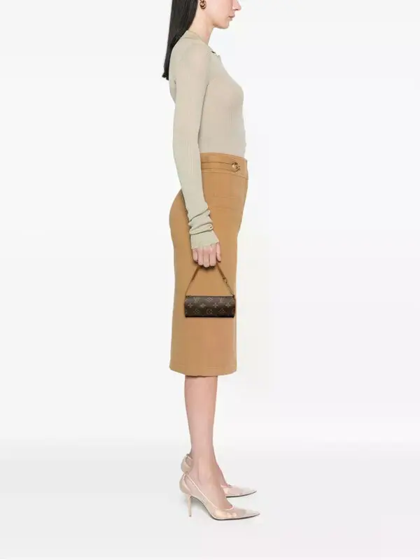 LOUIS VUITTON 1990-2000 Monogram Papillon Pochette Handbag