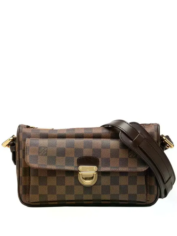 LOUIS VUITTON 2007 Damier Ebene Ravello Gm Satchel - Brown