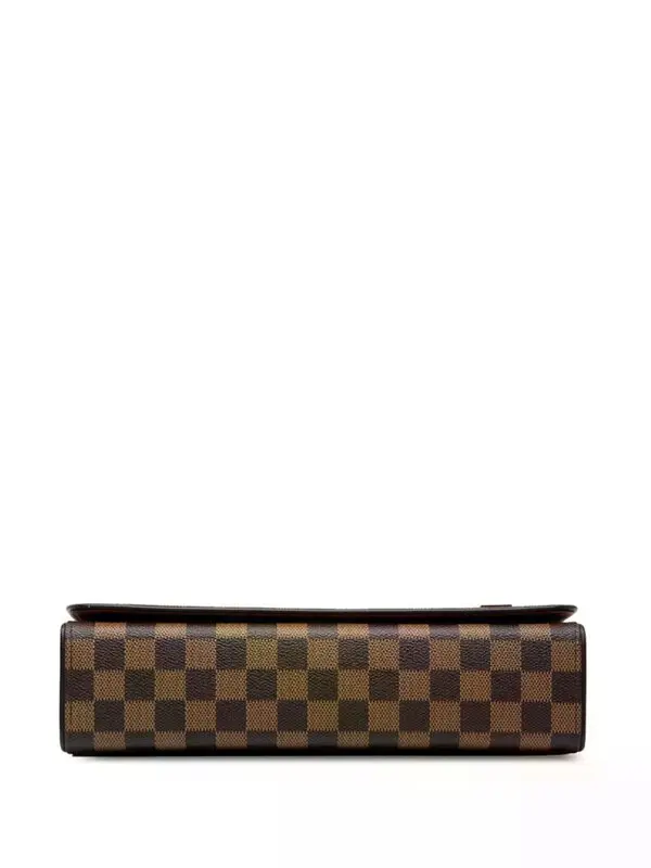 LOUIS VUITTON 2003 Damier Ebene Tribeca Long Shoulder Bag