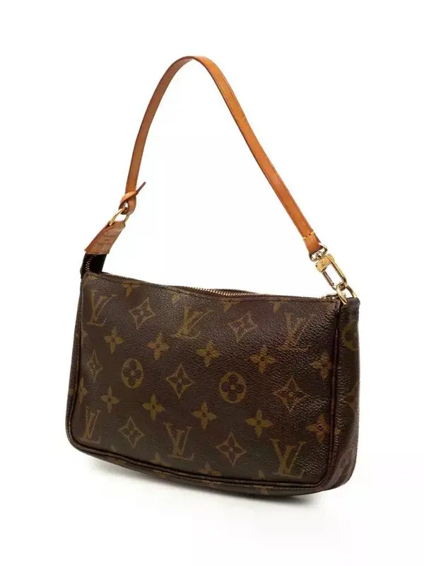 LOUIS VUITTON 2002 Monogram Pochette Accessoires Shoulder Bag