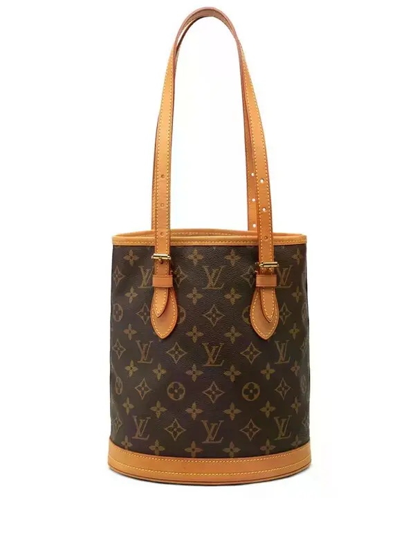 LOUIS VUITTON 2001 Monogram Petit Bucket Bag