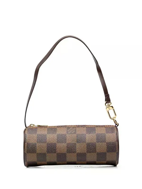 LOUIS VUITTON 1990-2010 Damier Ebene Papillon Pochette Handbag