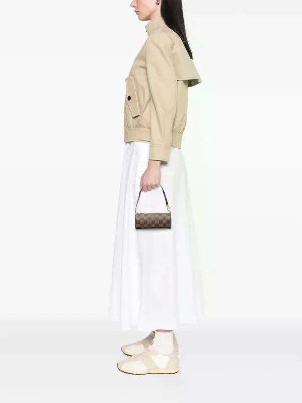 LOUIS VUITTON 1990-2010 Damier Ebene Papillon Pochette Handbag