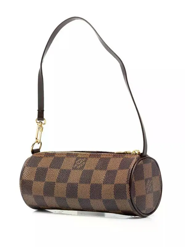 LOUIS VUITTON 1990-2010 Damier Ebene Papillon Pochette Handbag