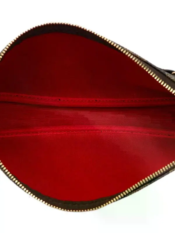 LOUIS VUITTON 2006 Damier Ebene Pochette Accessoires Shoulder Bag