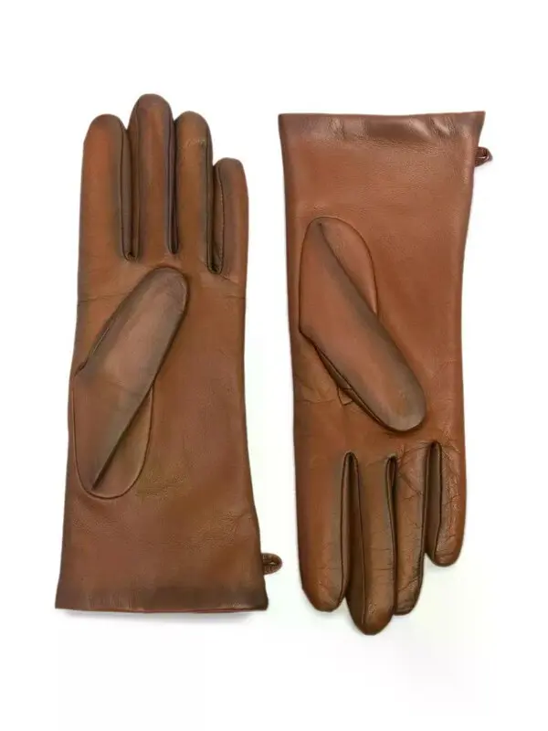 AGNELLE Inès Leather Gloves