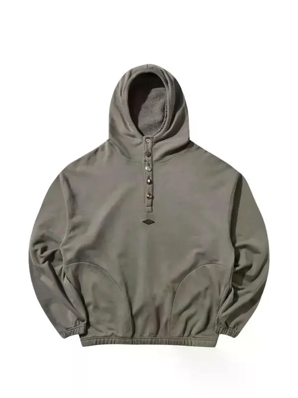 UMBRO Explorer Button-up Hoodie - Grey