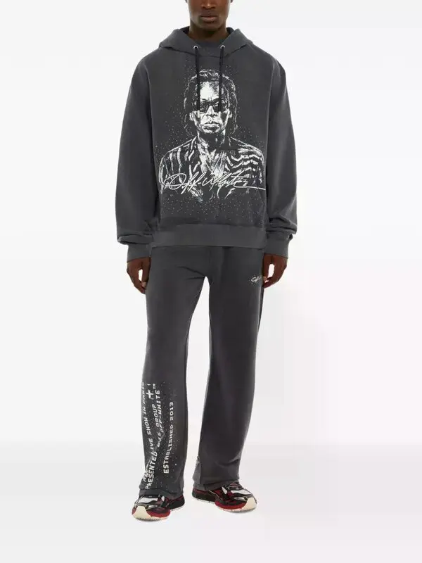 Off-White Mr. Davis Stadium Regular Hoodie