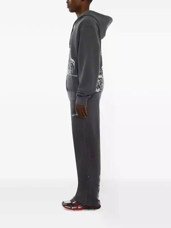 Off-White Mr. Davis Stadium Regular Hoodie