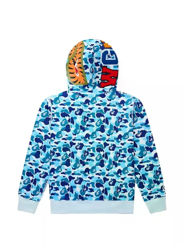 A BATHING APE Abc Camo Shark Zip-up Hoodie