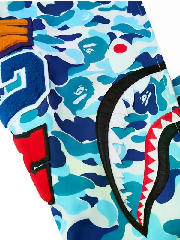 A BATHING APE Abc Camo Shark Zip-up Hoodie