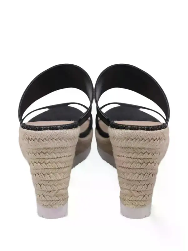 STUART WEITZMAN Raffia Espadrille Platform Sandals