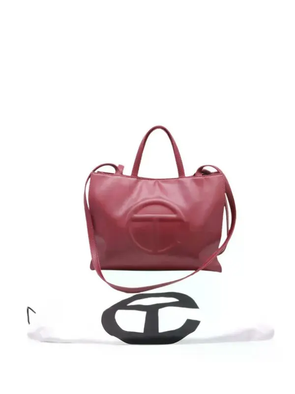 TELFAR Shopping Leather Tote Bag - Red