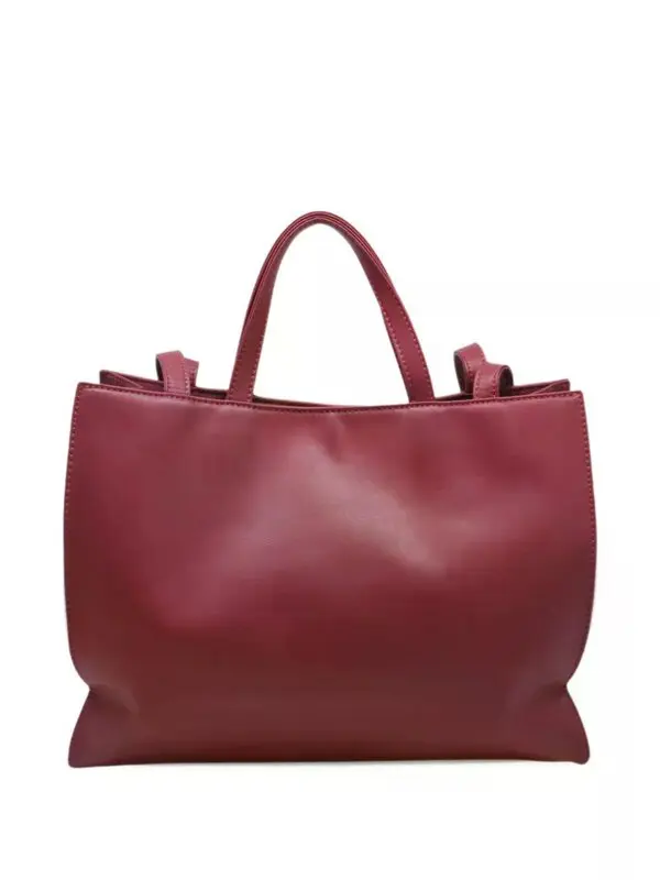 TELFAR Shopping Leather Tote Bag - Red