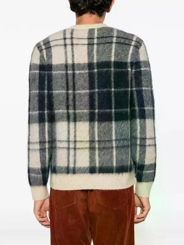 Barbour Hunham Tartan-pattern Sweater