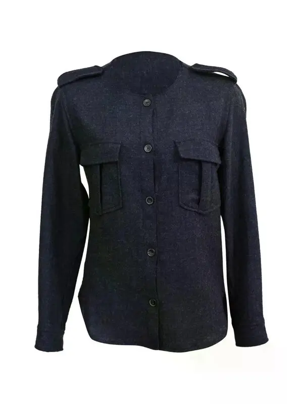 ISABEL MARANT VINTAGE Buttoned Epaulette Blouse