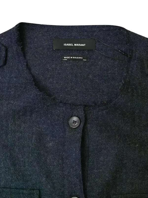 ISABEL MARANT VINTAGE Buttoned Epaulette Blouse