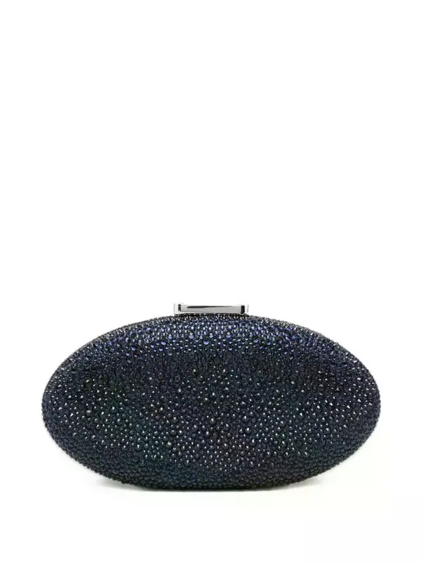 TWENTY FOURHAITCH Indare Crystal-embellished Clutch Bag - Blue
