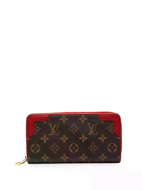 LOUIS VUITTON 2019 Monogram Retiro Zippy Wallet Long Wallets