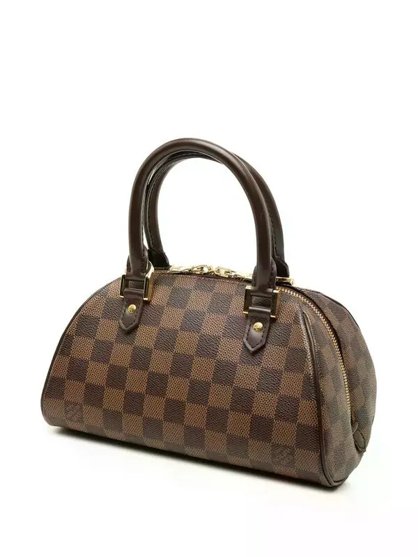 LOUIS VUITTON 2005 Damier Ebene Mini Ribera Handbag