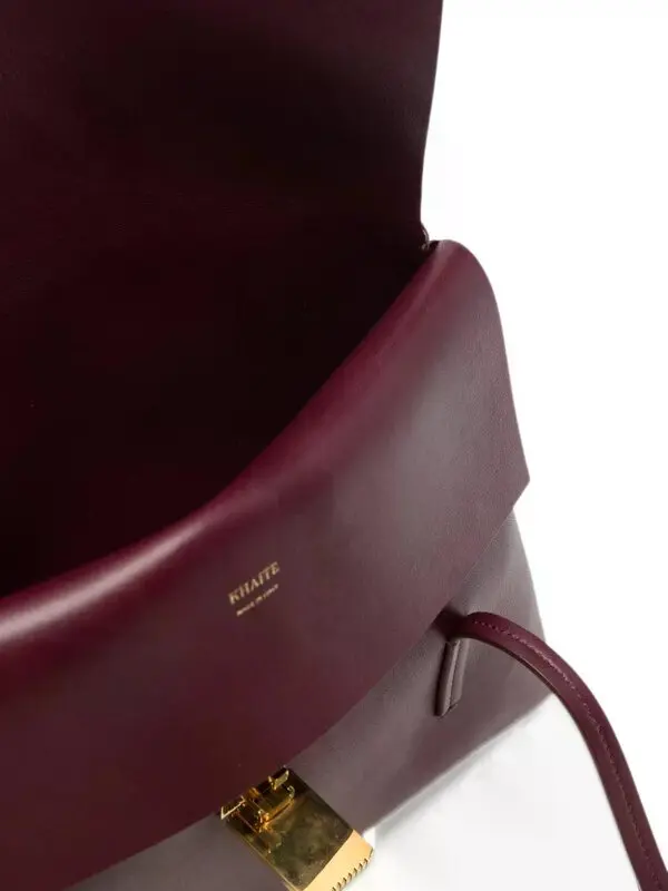 Khaite Soft Blake Gold-tone Plaque Shoulder Bag